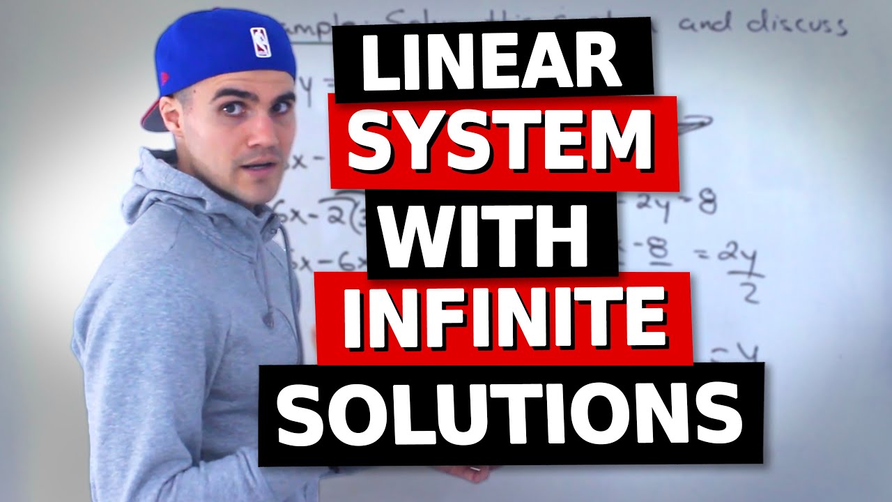 Solving System Of Equations With Infinite Solutions YouTube Solving System Of Equations With Infinite Solutions YouTube
