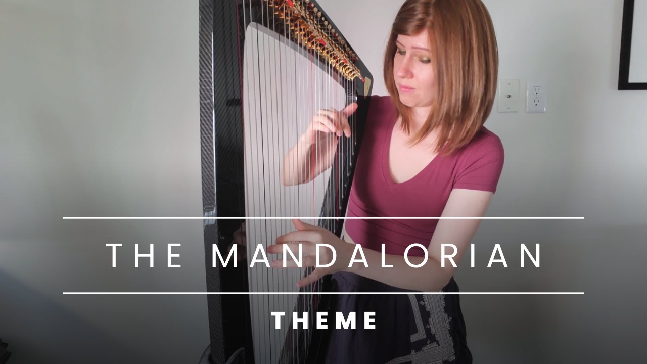 The Mandalorian Theme (Harp Cover) + Harp Sheet Music - YouTube