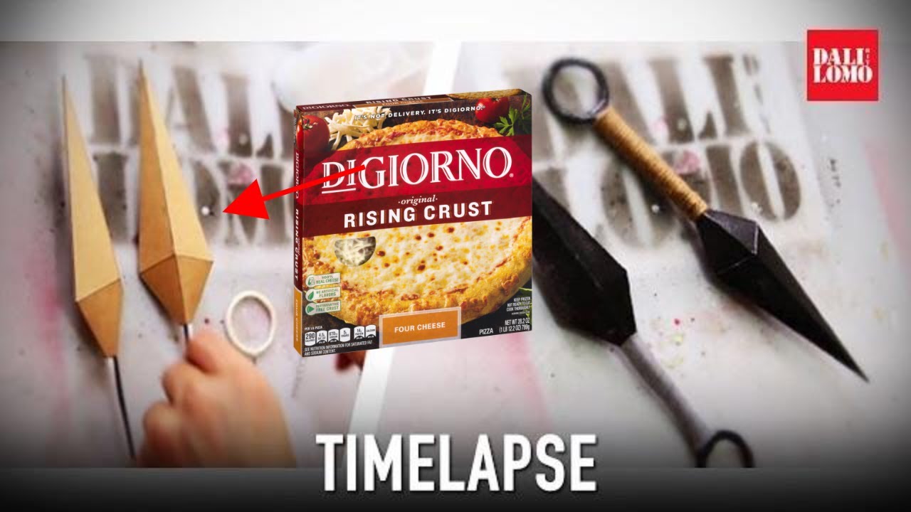 Timelapse - Naruto's Kunai DIY Prop at Home - YouTube