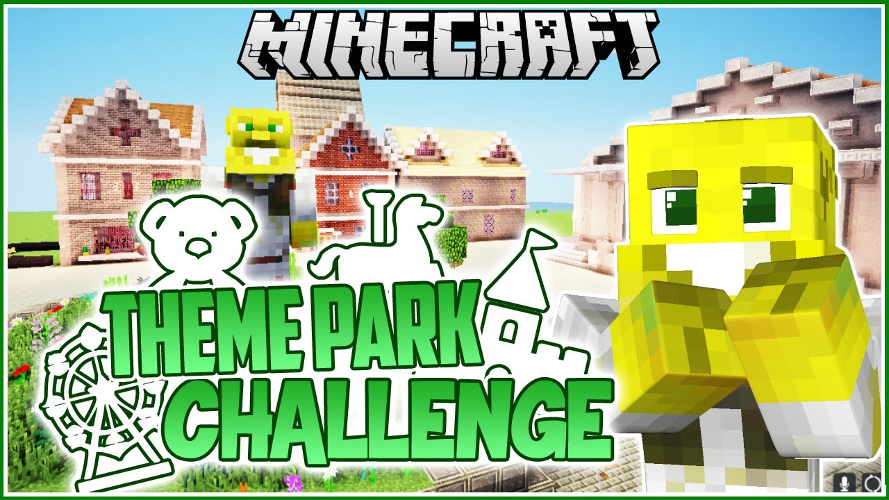 SHREK STATUE! | Minecraft Theme Park Challenge | Ep.1 - YouTube