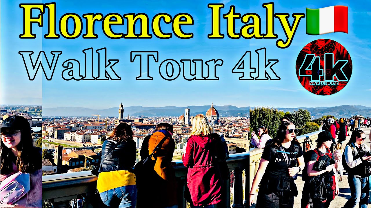 🇮🇹 Florence Italy 🇮🇹 Walking Tour 4K 60 fps UHD The Best place in ...