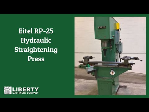 Eitel RP-25 Hydraulic Straightening Press - Liberty #47098