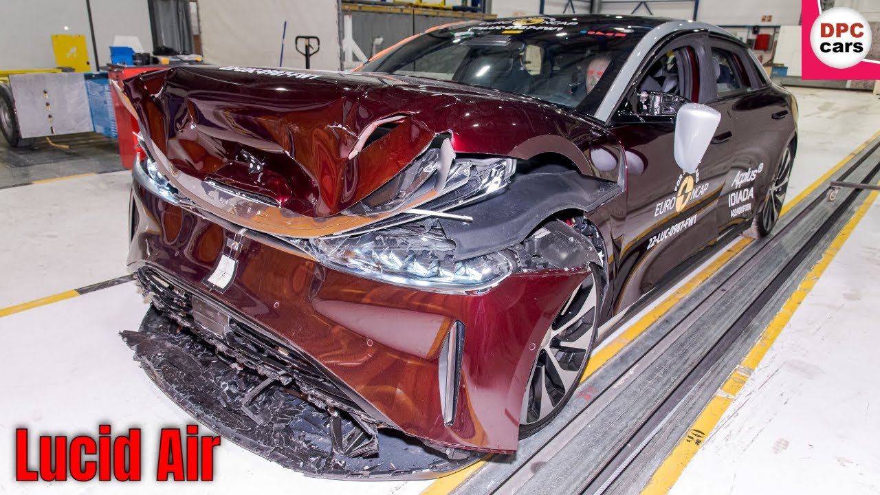 Lucid Air Safety Tests 2022 - YouTube