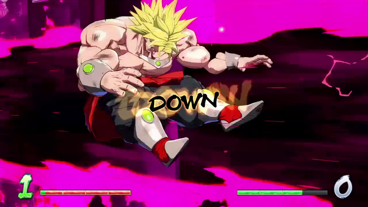 DRAGON BALL FighterZ Broly dramatic finish - YouTube