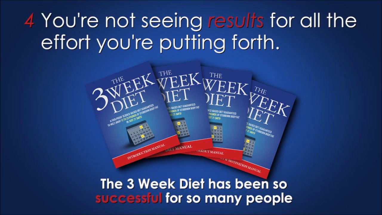 Lose Weight in 3 Weeks with 3 Weeks Diet Plan 3WeekDietBook Review 2 ...