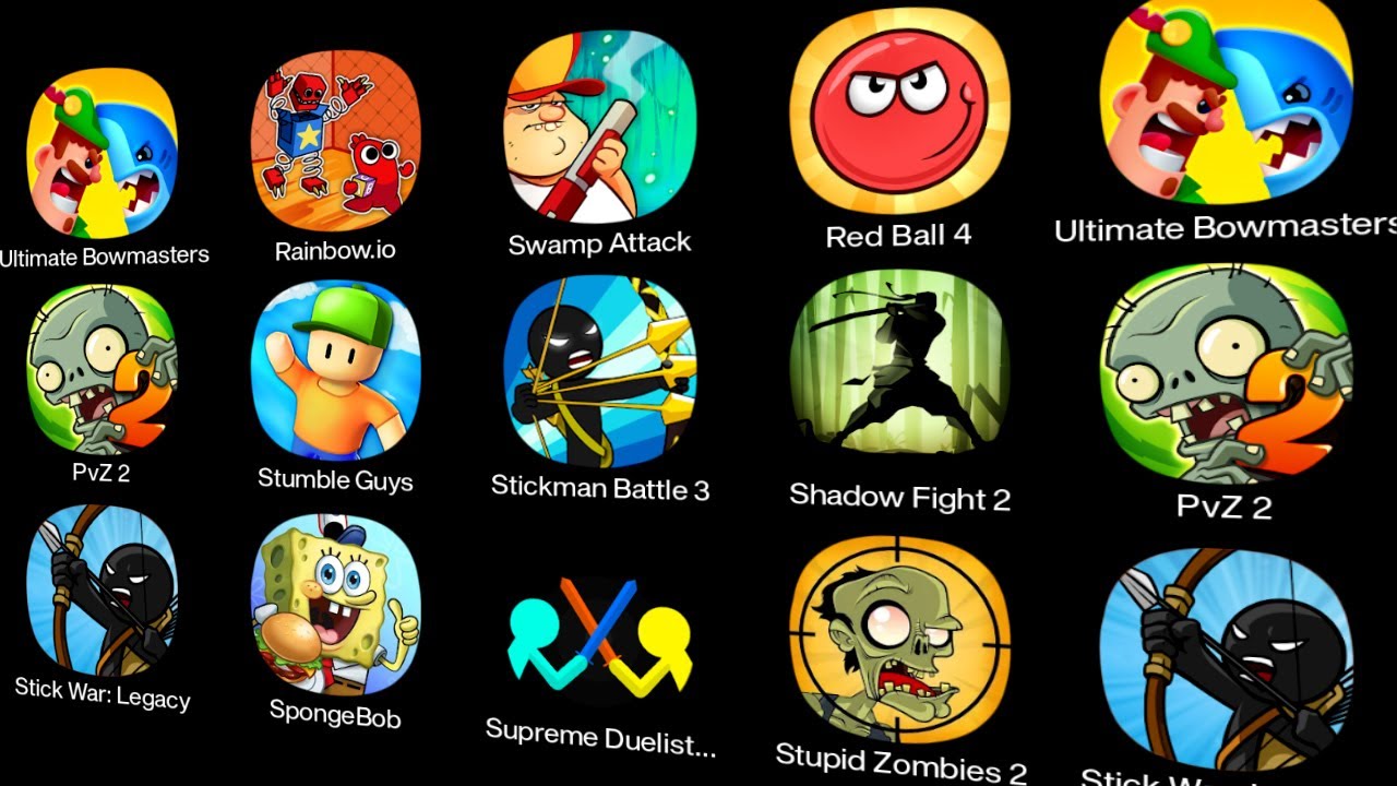 Dude Theft Wars,Supreme Duelist Stickman,Hungry Shark,Shadow Fight 2 ...