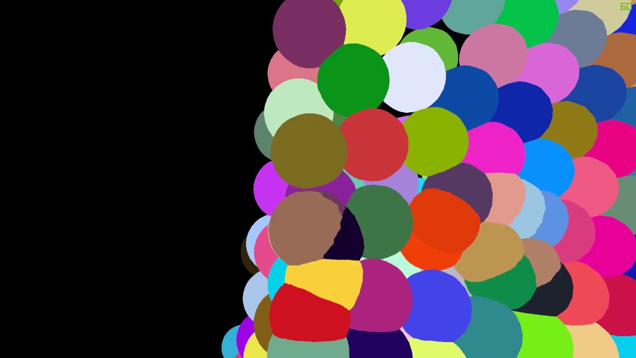 OpenGL C++ Source Balls Collision - YouTube