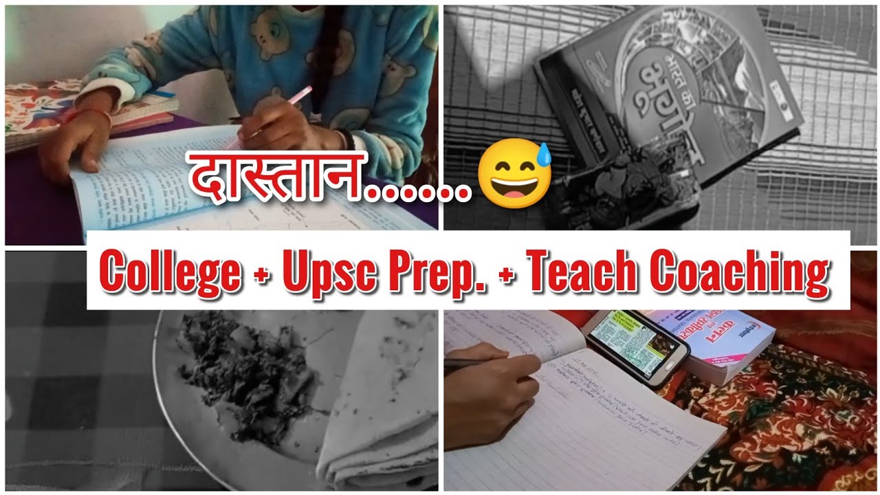 📚A Day In My Life As Upsc Aspirant And College Student | Upsc Study ...