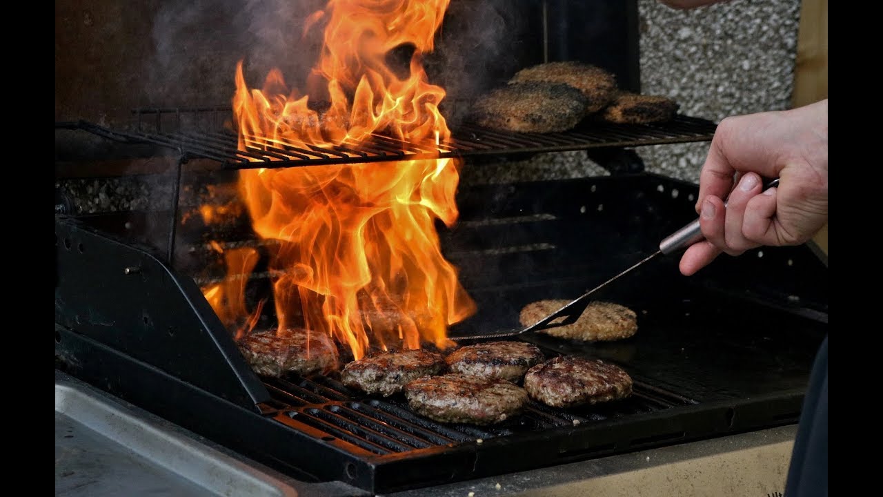 Sizzling Burgers - No Copyright Video and Sound 4K - YouTube