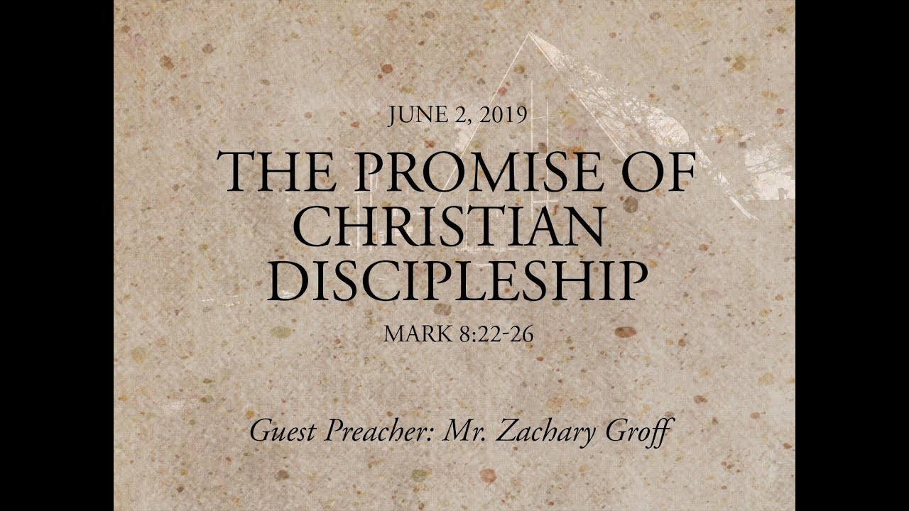 Mark 8:22-26 "The Cost of Christian Discipleship" - YouTube