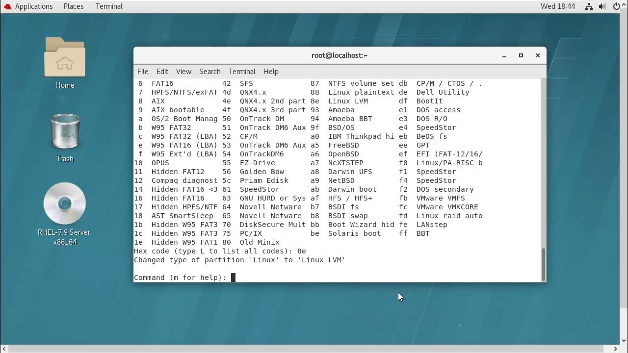 Create LVM Partition | RHEL -7 | - YouTube
