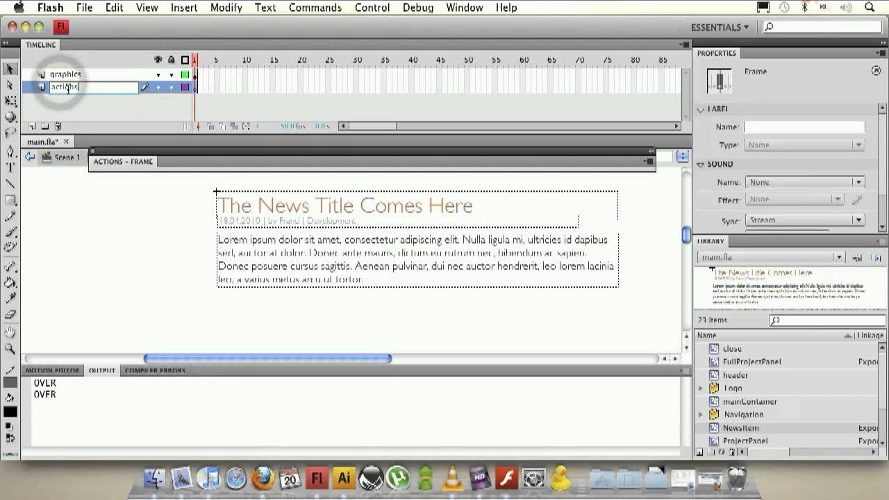 Create Full Screen, Scalable Flash Websites: Part 2.4 - YouTube
