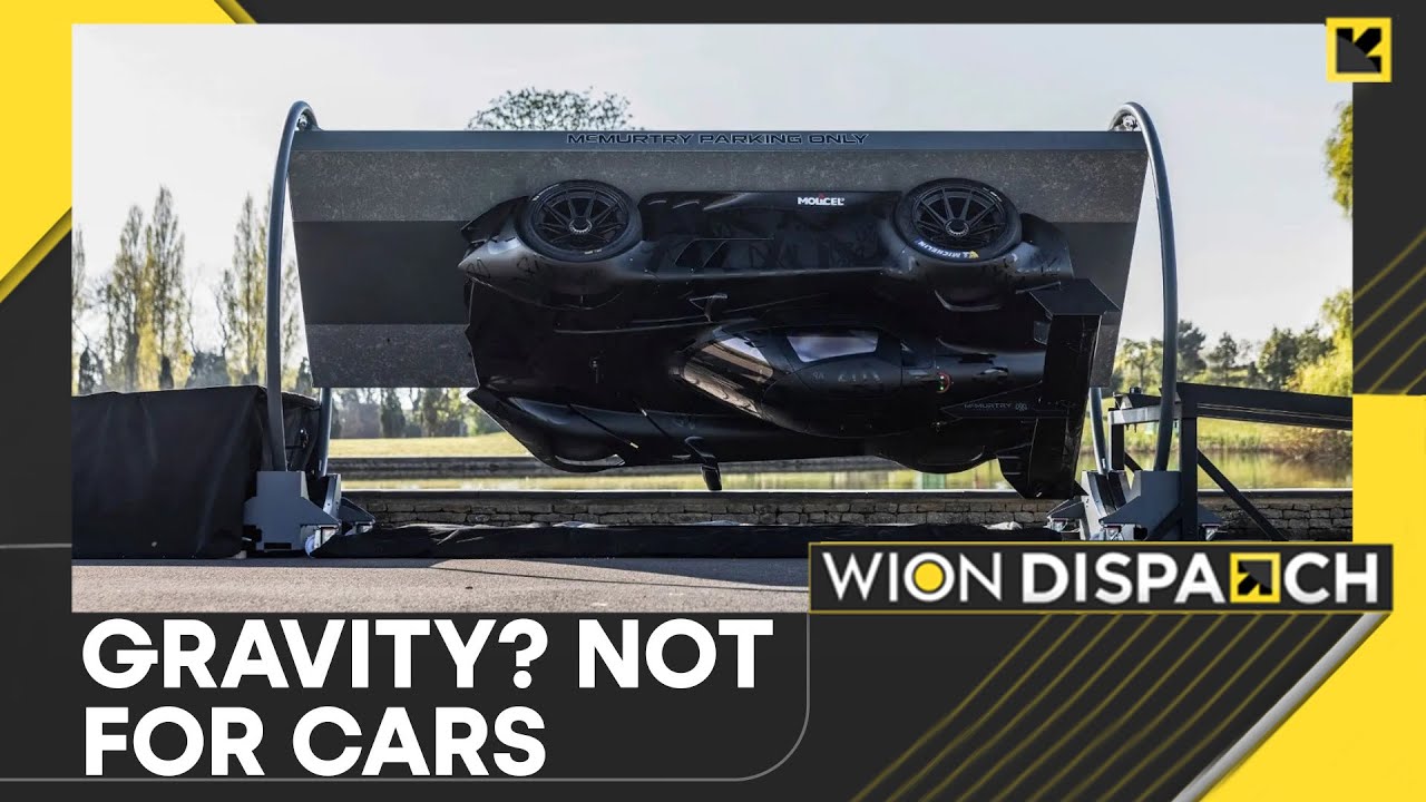 Gravity Defying Electric Hypercar Drives Upside Down | WION Dispatch ...