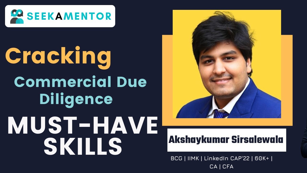 Demystifying Commercial Due Diligence: Essential Skills & QualificationsT - YouTube