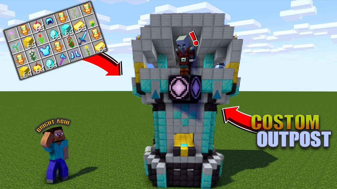 Minecraft But I Can Craft Costom OP Pillager Outpost... - YouTube