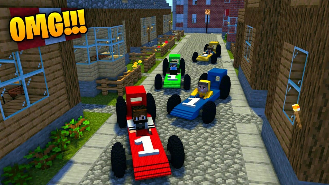 Minecraft Insane Car Parkour Youtube