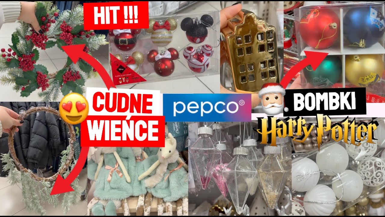 💥💥 ŚWIĘTA W PEPCO ‼️ CUDNE WIEŃCE 🔥 BOMBKI HARRY POTTER 😱 PIĘKNE DOMKI ...