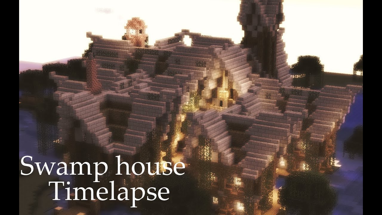 Minecraft Swamp Village Timelapse - YouTube