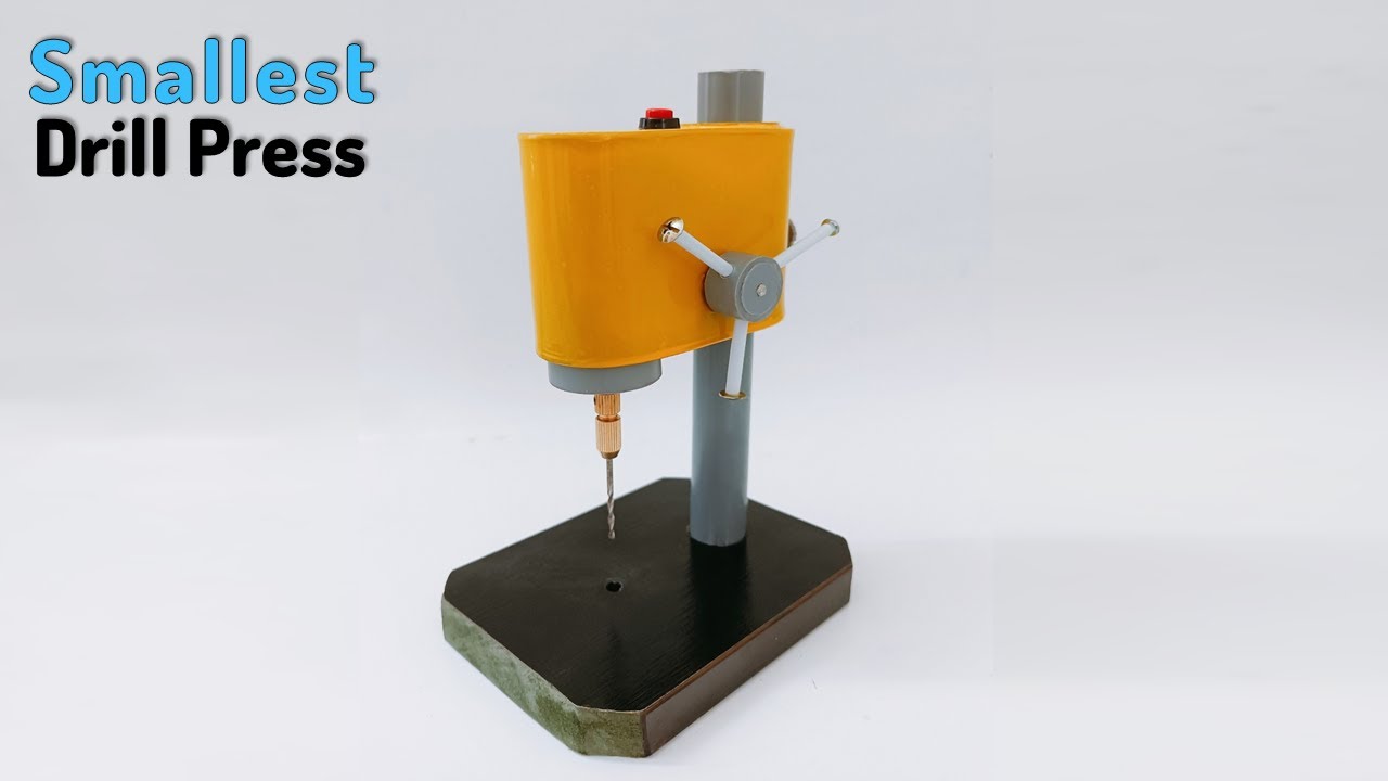 How To Make A Mini Drill From PVC Pipe - YouTube