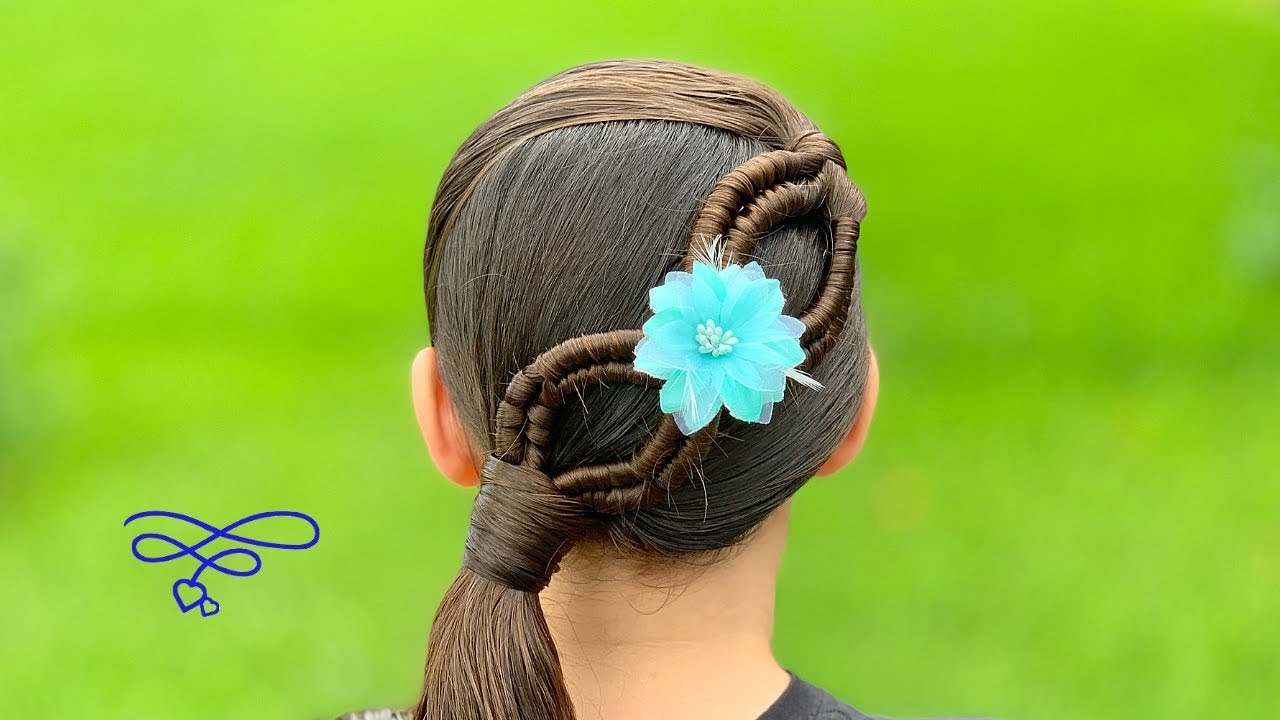 Angled Double Infinity Braid - YouTube