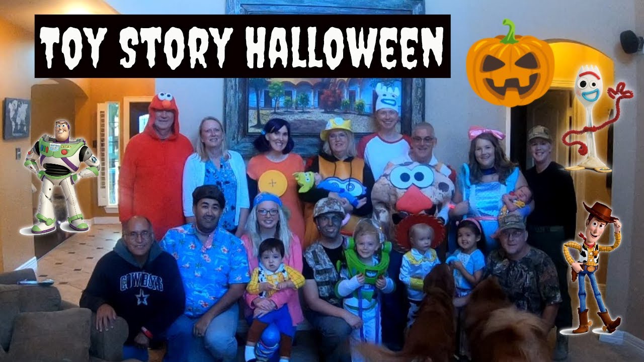 Toy Story Costume Trick or Treating | Happy Halloween - YouTube