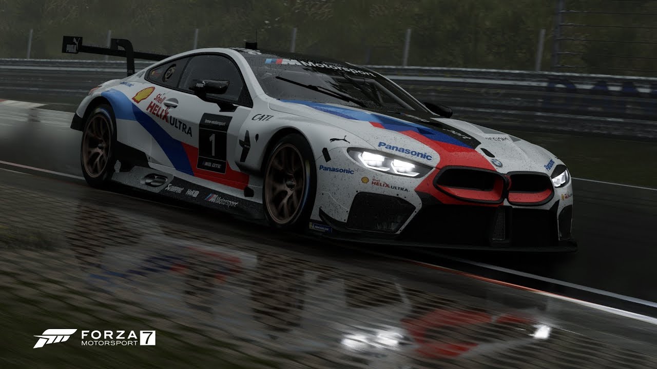 Forza Motorsport 7: BMW M8 GTE test run (Ryzen 3 2200G + RX 570 4Gb ...