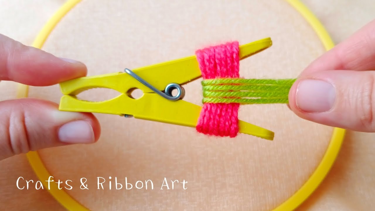 It's so Beautiful !! Superb Flower Craft Ideas with Wool - Hand ...