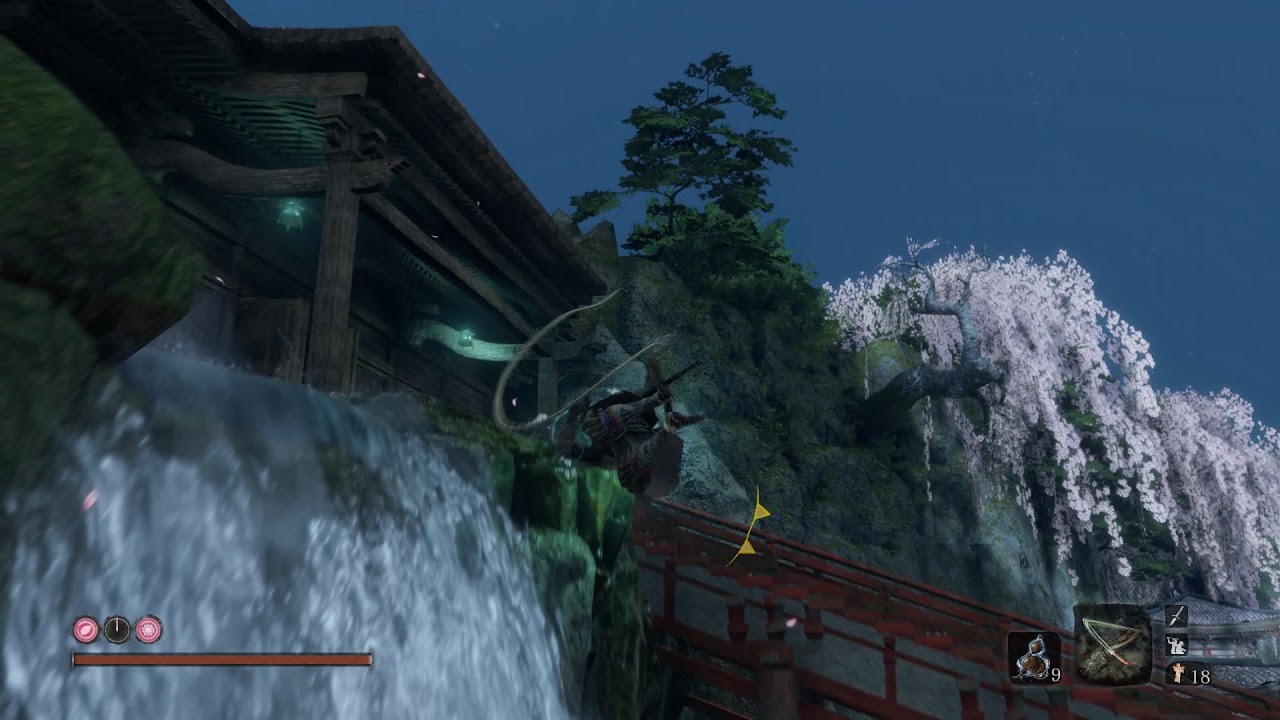 Sekiro - Fountainhead lightning miniboss route - YouTube