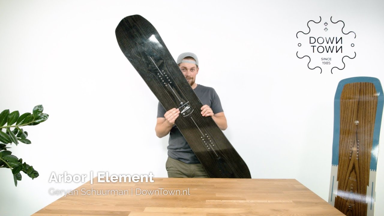 Arbor Element 2020 snowboard review - DownTown.nl - YouTube