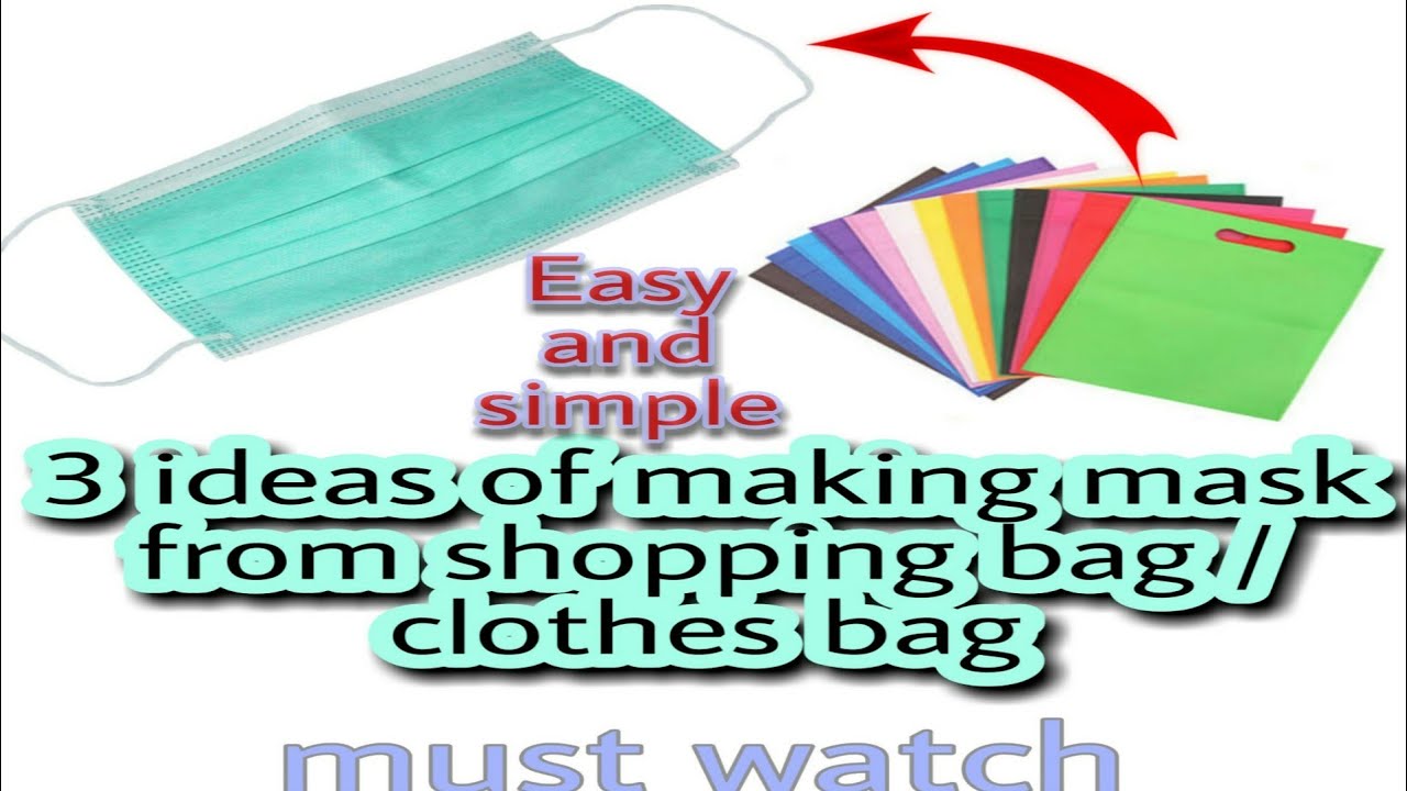 facemask/mask making 3 ideas/facemask/how to make mask/mask kaise ...