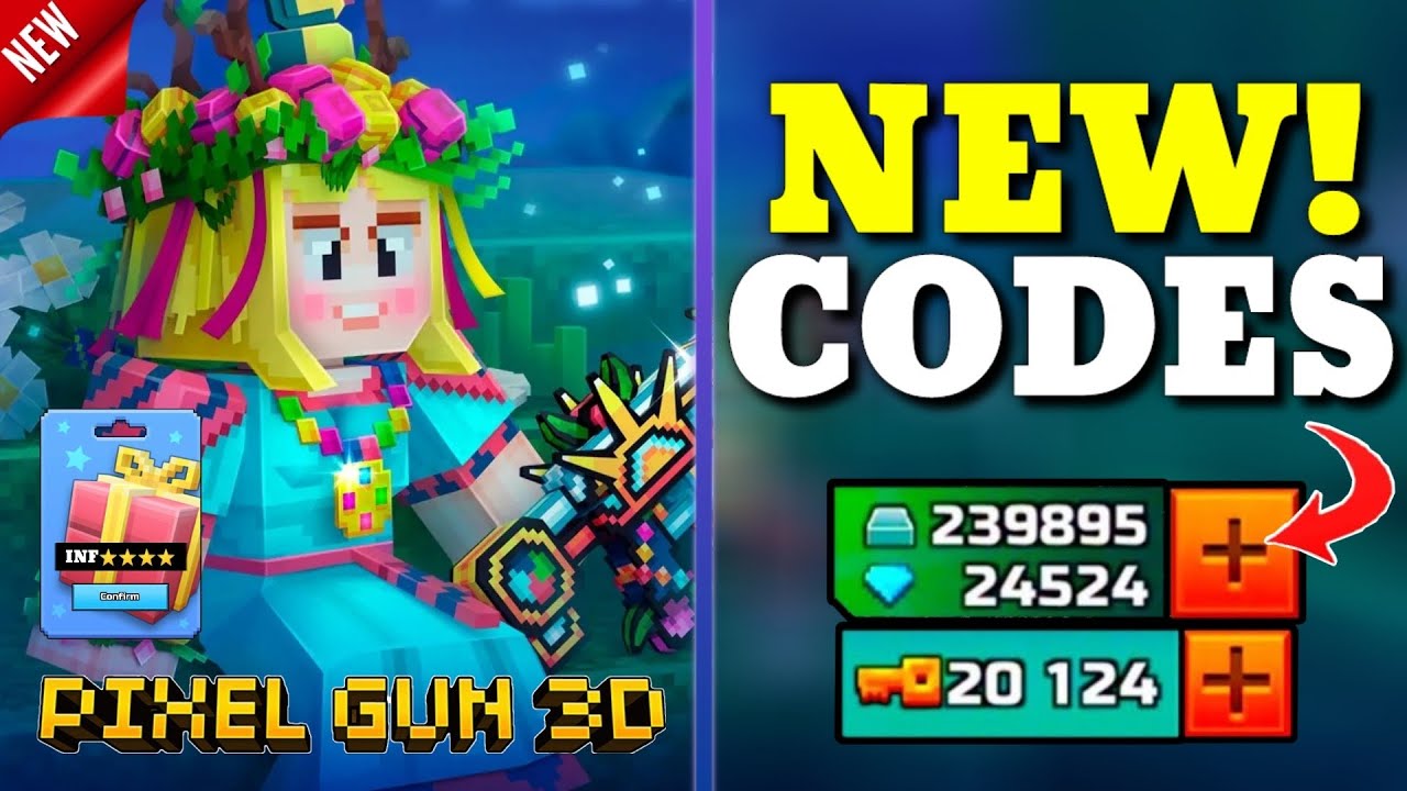 *NEW* PROMO CODES FOR PIXEL GUN 3D 2023 MARCH || PG3D MARCH CODES ...