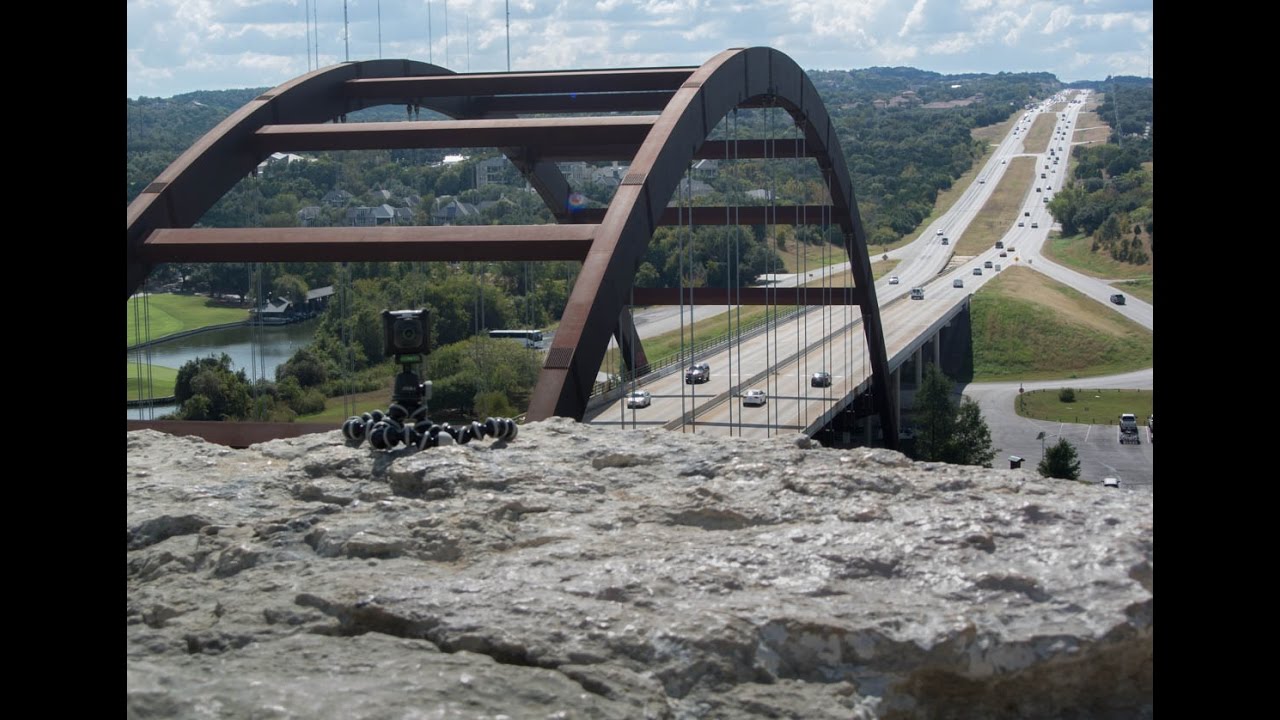 360 Scenic View 4K: Pennybacker Bridge Austin, TX - YouTube