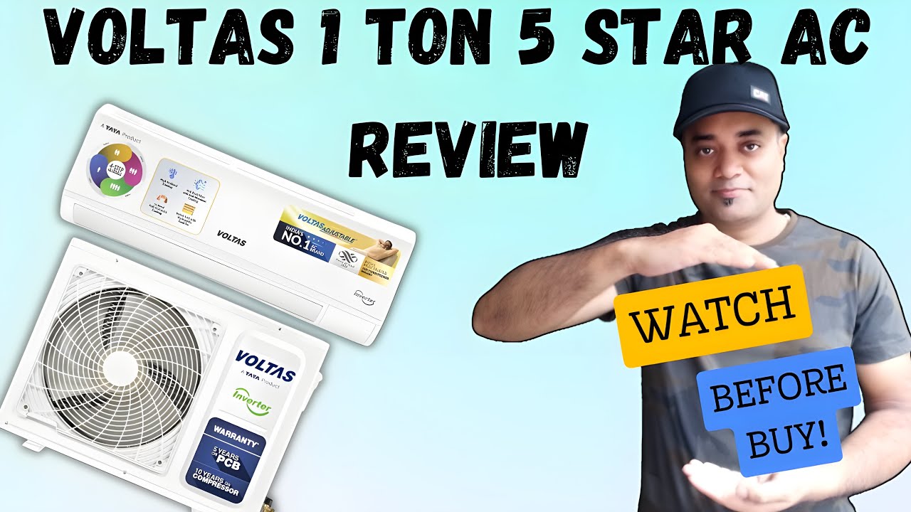 Voltas 1 ton 5 star split inverter ac review | voltas ac price 1 ton 5 ...