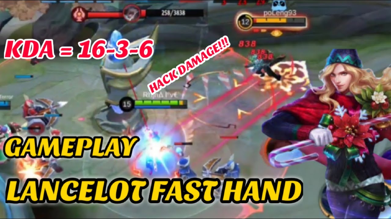 GAMEPLAY LANCELOT FAST HAND | TUTORIAL LANCELOT FAST HAND | MLBB - YouTube