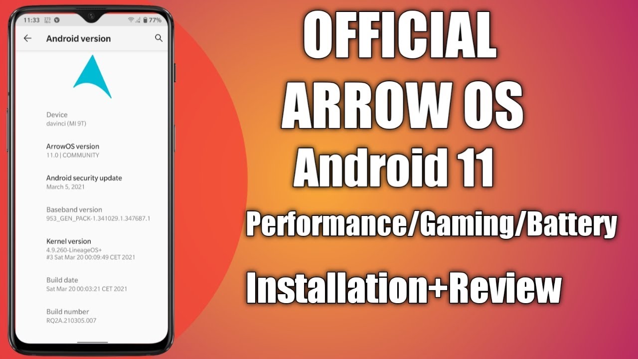 Arrow os Android 11For Redmi 7/Redmi Y3 |Review & Installation | Performance,Gaming and battery ...