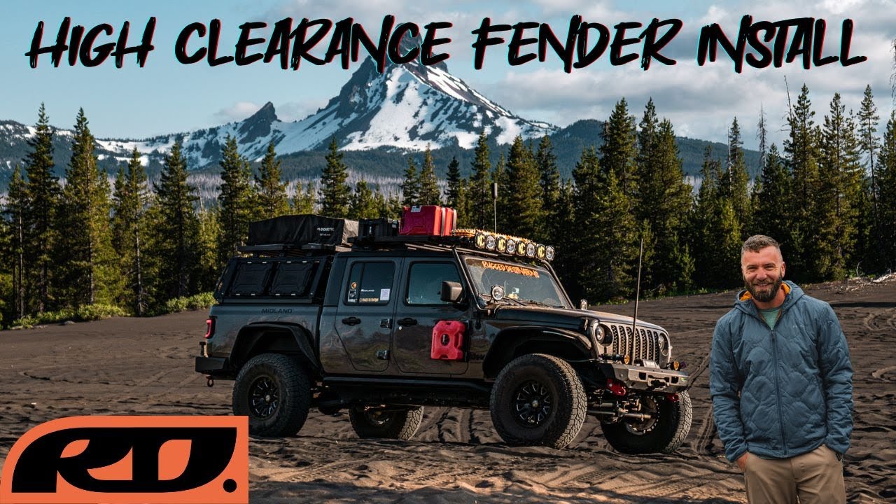 Installing Aries Aluminum Fenders and Inner Fenders on a Jeep Gladiator ...