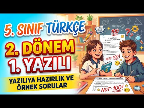 5.SINIF TÜRKÇE 2.DÖNEM 1.YAZILI 