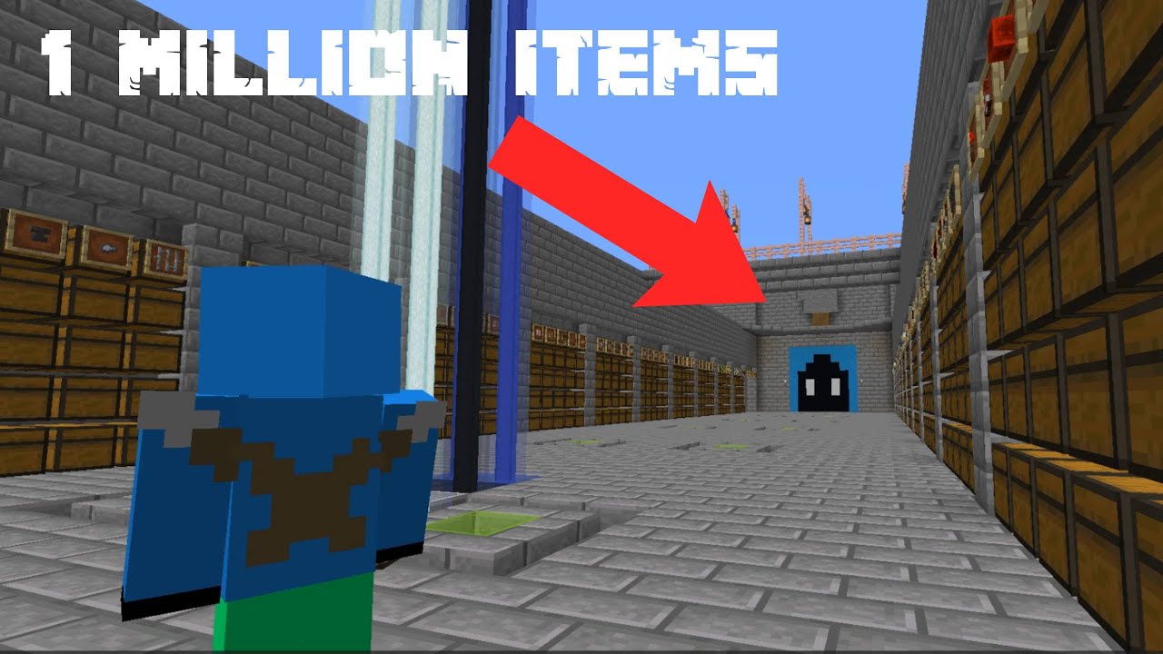 Why I Sorted 1 Million Items In Hardcore Minecraft - YouTube