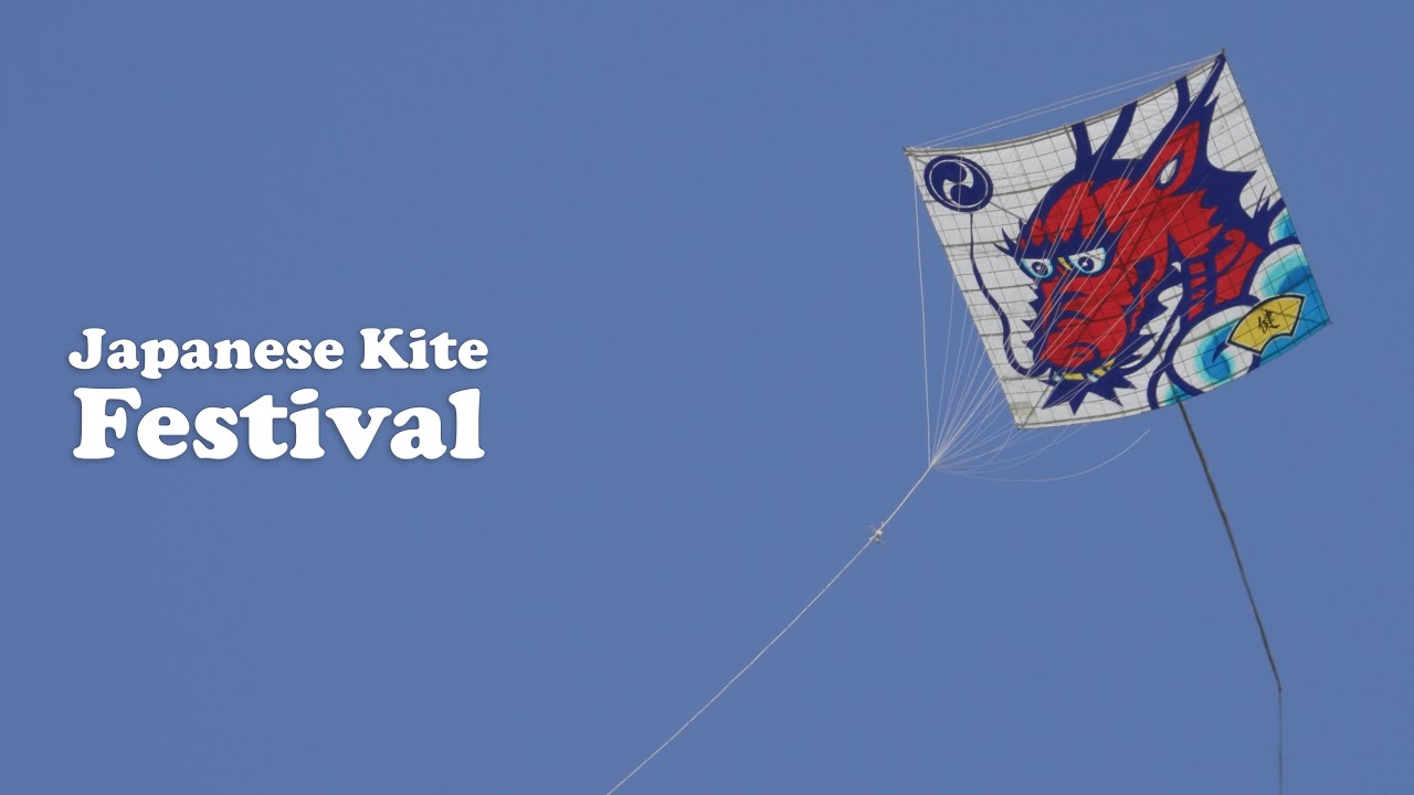 Amazing Japanese Kite Festival! (in Japan!) - YouTube