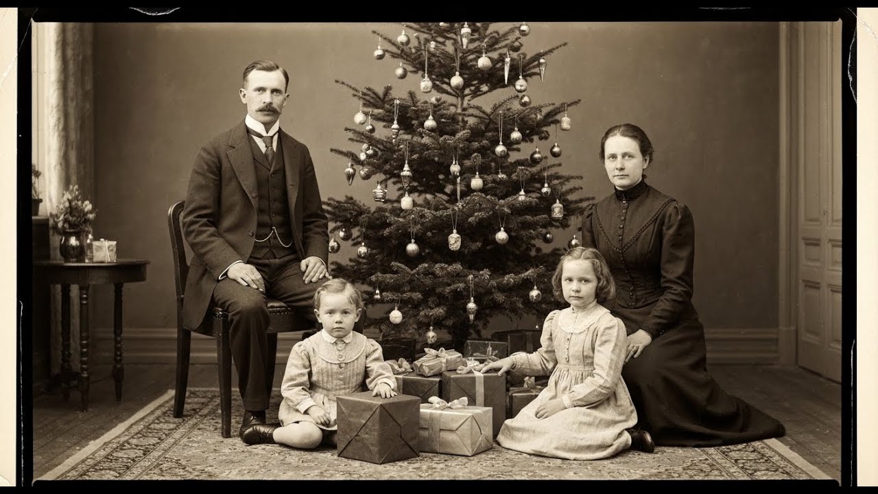 1909 Christmas Morning Photograph Seems Perfect — AI Shows What the ...