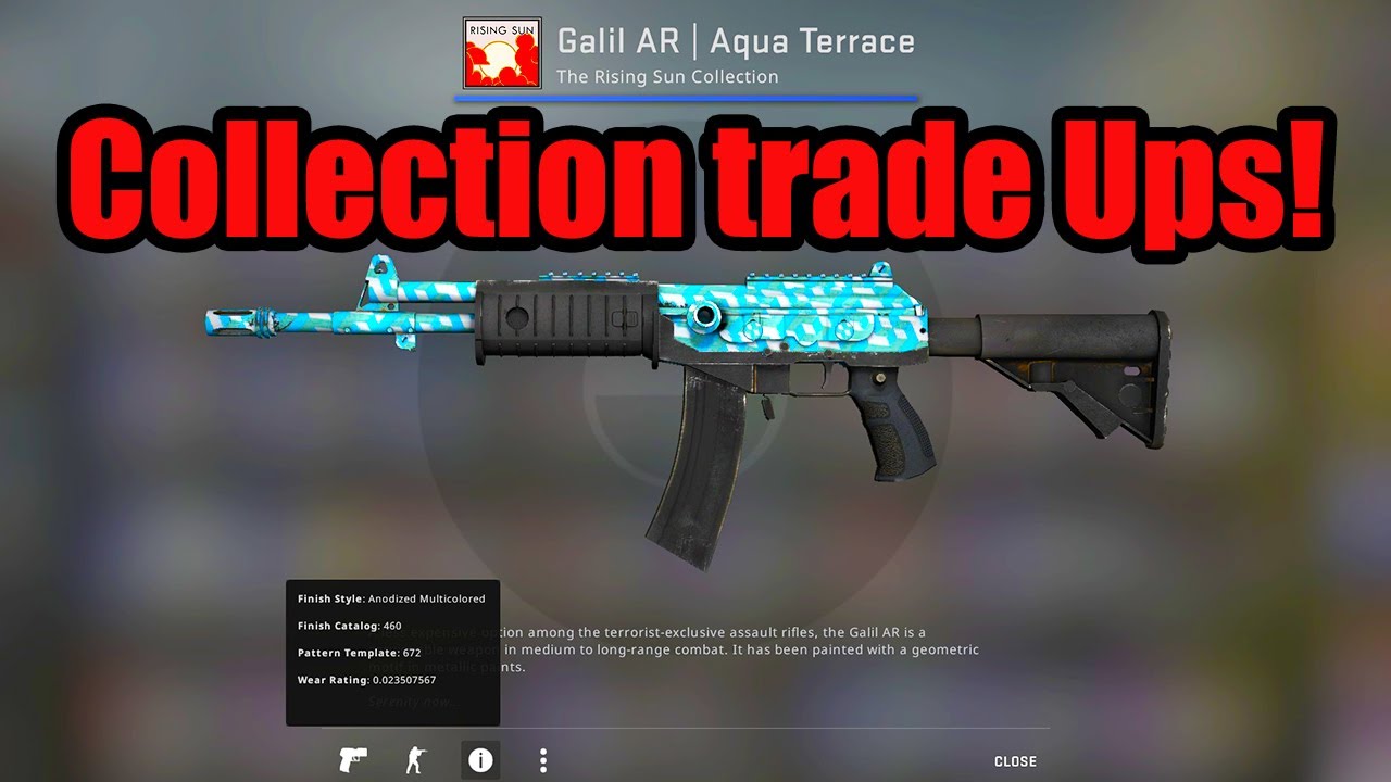 My CS:GO Collection trade up Luck is Pain... (Rising Sun Collection and ...