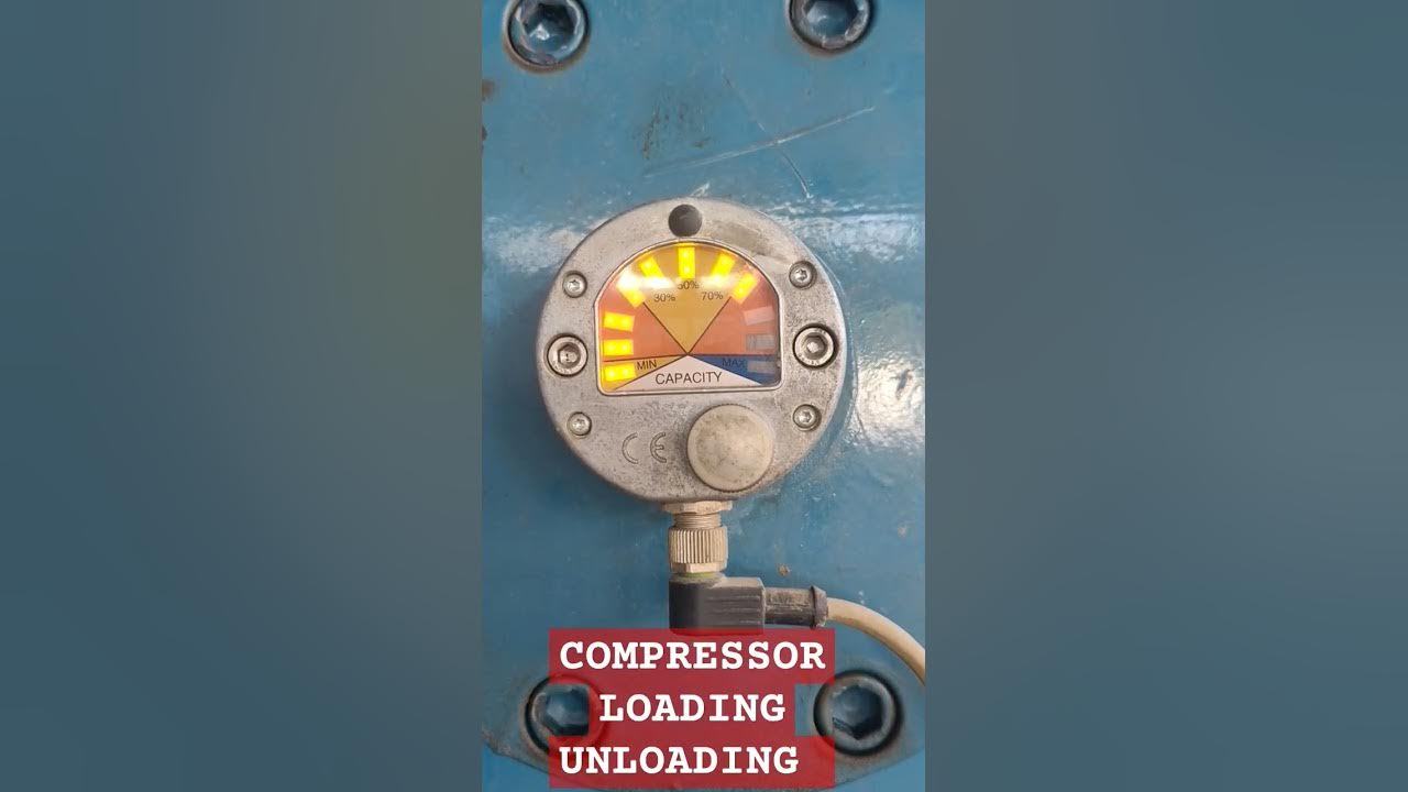 Compressor loading unloading work according to load || - YouTube