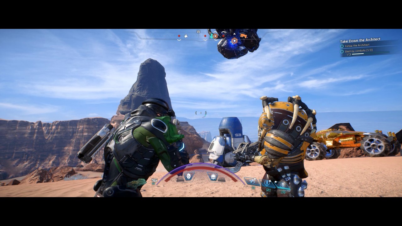 Mass Effect Andromeda | Remnant Architect Fight - YouTube