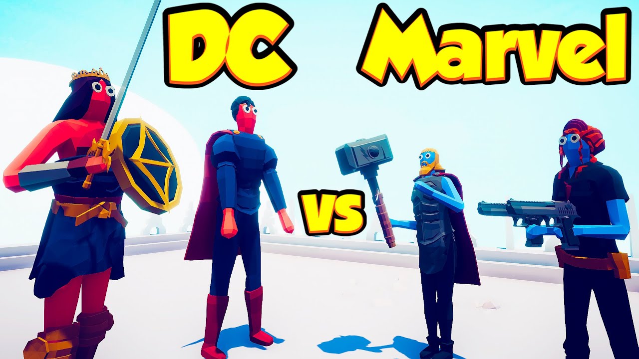 TABS Marvel vs DC. Battle Mods - 18! Totally Accurate Battle Simulator ...