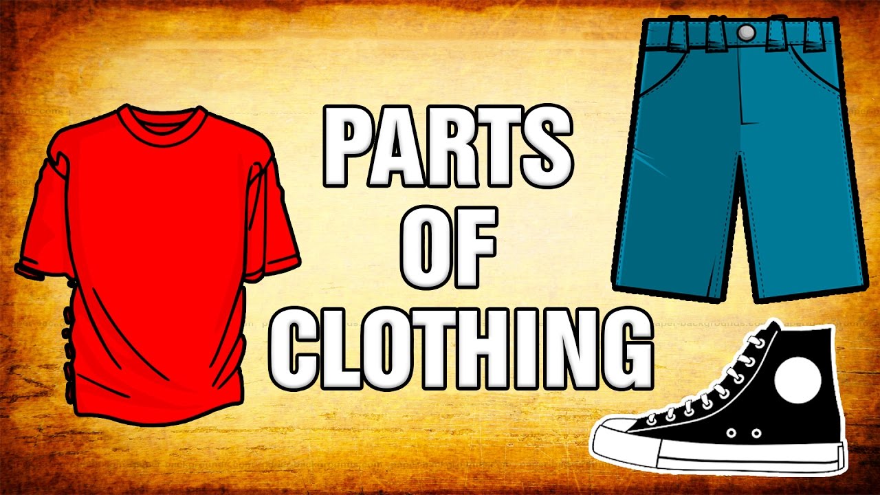 Parts Of Clothing - Kids Parts Of Clothing - For Children - YouTube