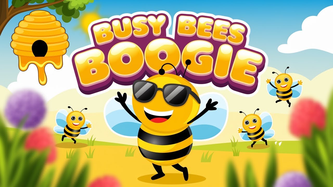 Busy Bees Boogie|Honey Bees| By Navy Lee TV | Dance & sing along with ...