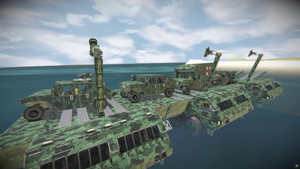 Space Engineers Ep 34 Amphibious Assault Bridge - YouTube