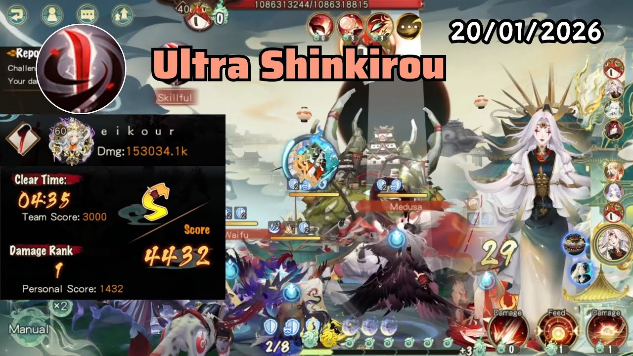 Ultra Shinkirou | Skillful | New team with new buffed Himiko - YouTube