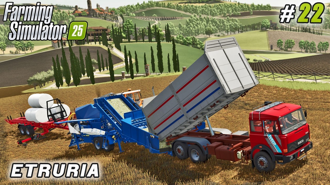 Built a Rolling Silage Chain on a Hill and Advanced Tillage Workflow ...