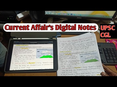 How to make Digital notes of current affairs | #UPSC #SSC CGL, CHSL,MTS ...
